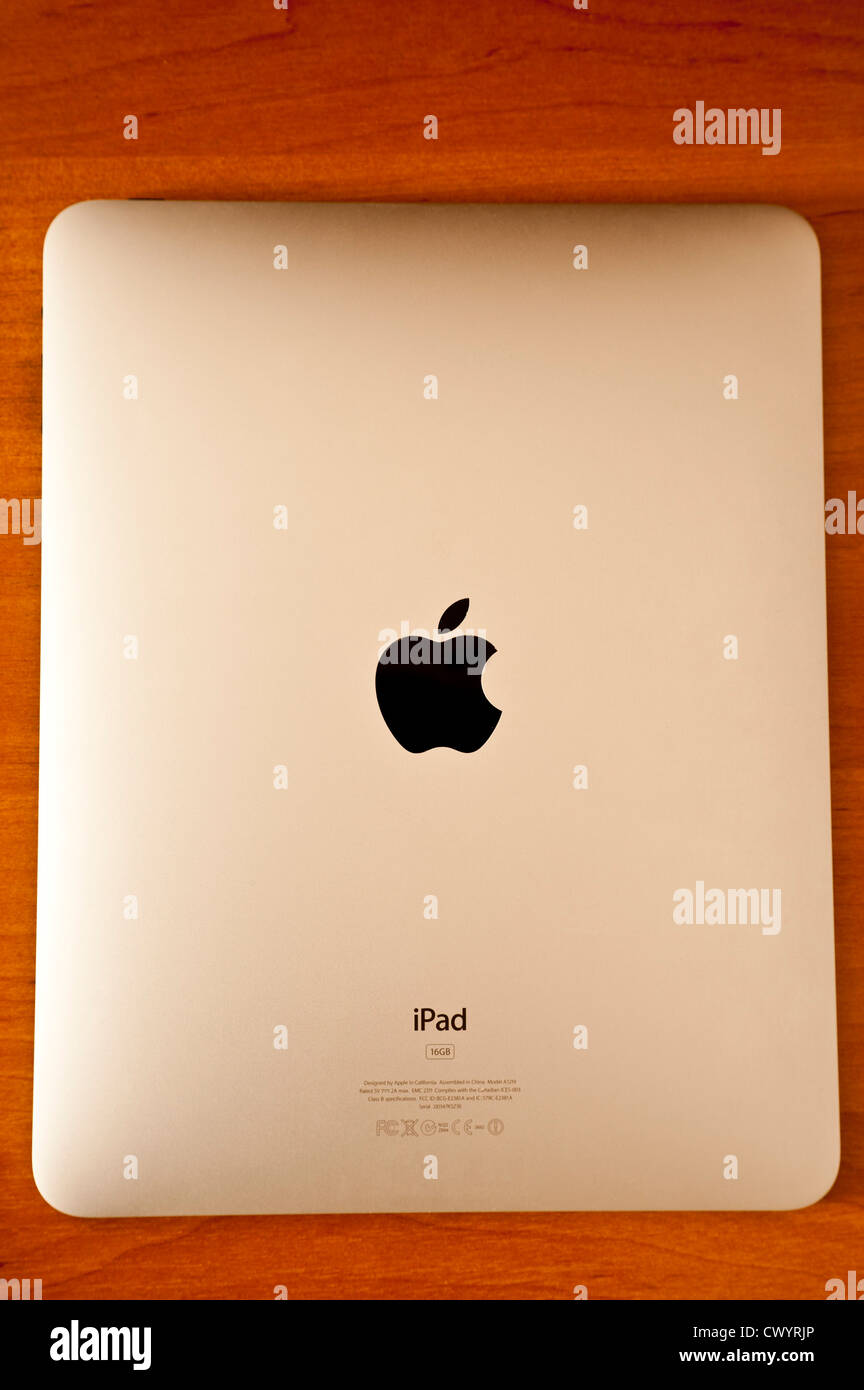 iPad tablet back side Stock Photo - Alamy