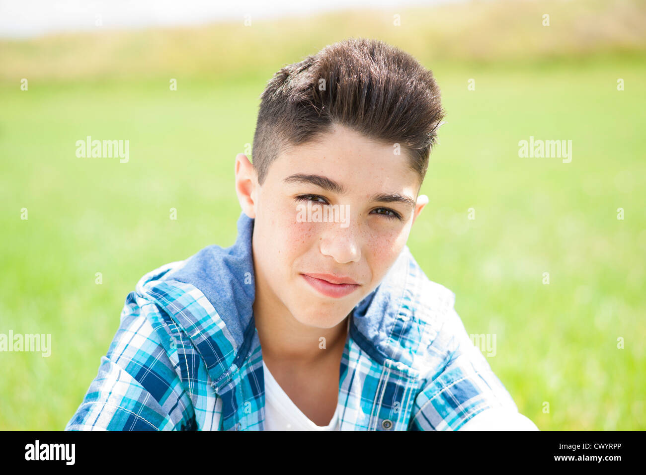 Portrait of a boy Stock Photo - Alamy