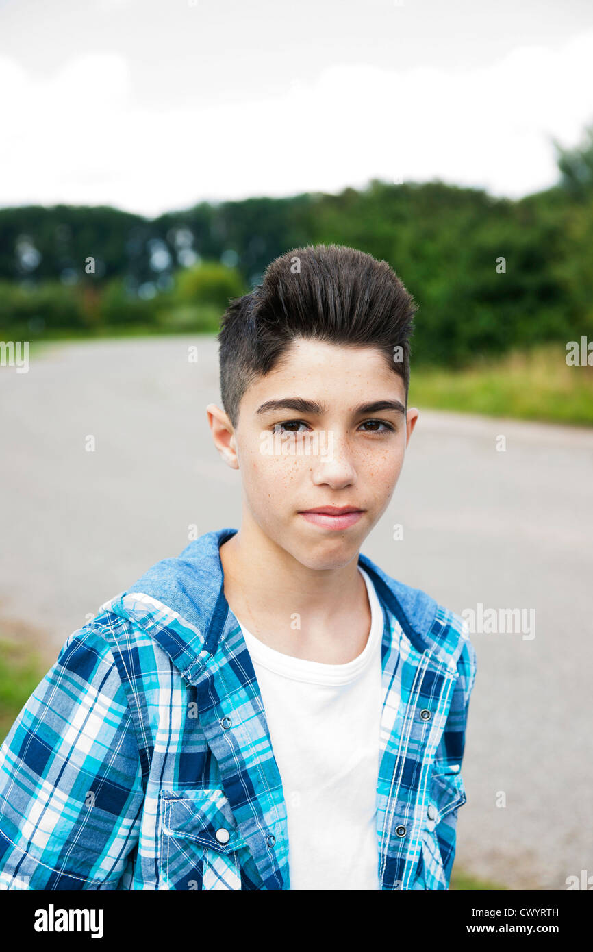 Portrait of a boy Stock Photo - Alamy