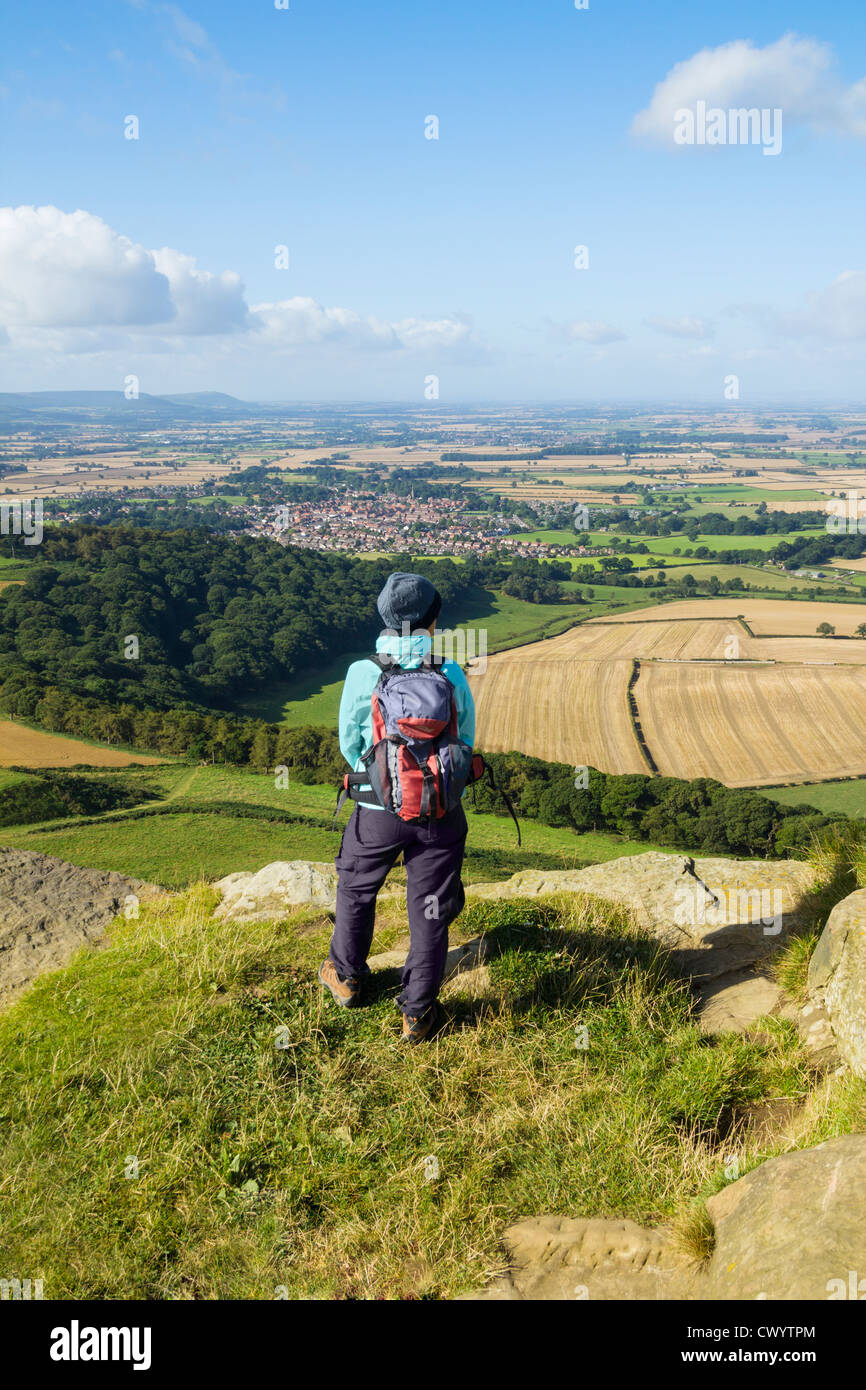 Roseberry topping summit top hi-res stock photography and images - Alamy