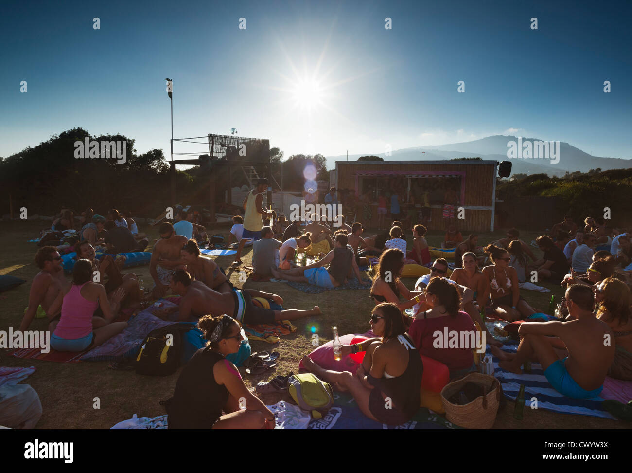 Chilling in sun hi-res stock photography and images - Alamy