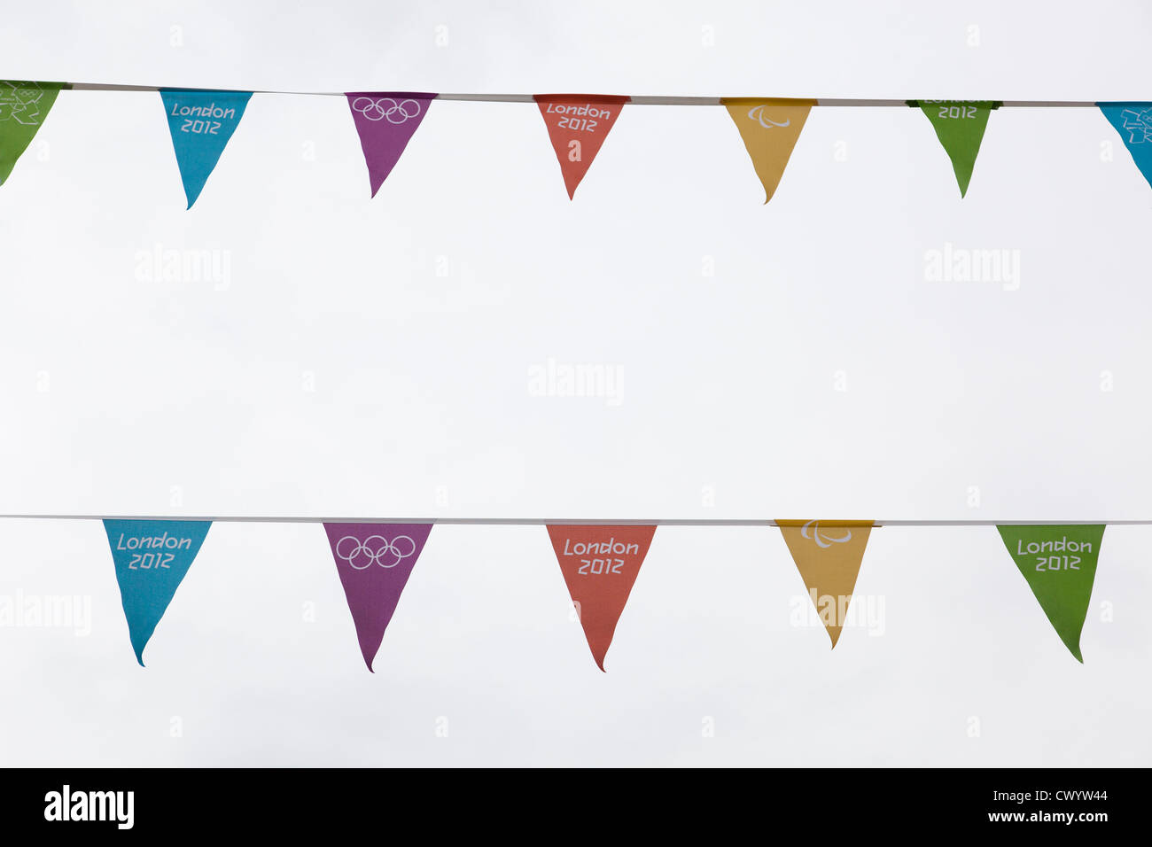 London 2012 Olympic flags Stock Photo - Alamy
