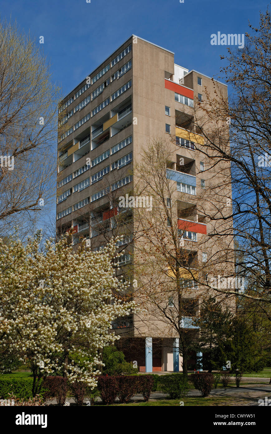 High-rise tenement building in Berlin Tiergarten, Germany Stock Photo ...