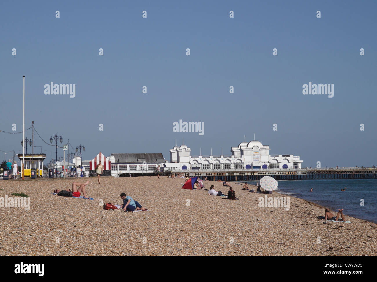 South Parade Pier Southsea Portsmouth Hampshire Stock Photo - Alamy