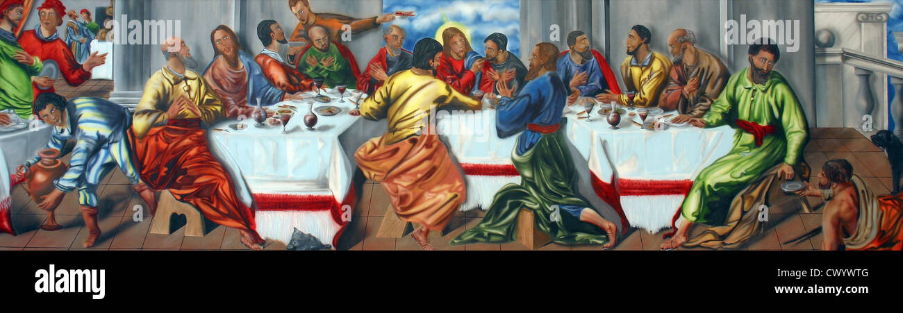 Handicraft last supper hi-res stock photography and images - Alamy