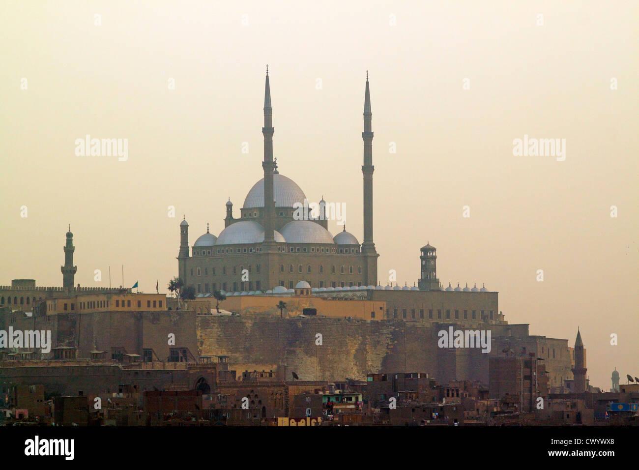 Mosque of Muhammad Ali in the evening, Cairo, Egypt Stock Photo - Alamy