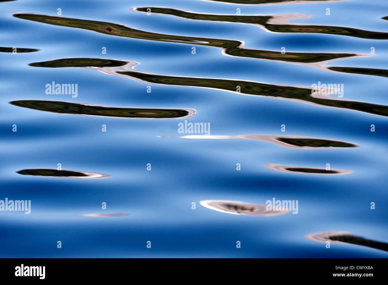 Sky reflection in the water Stock Photo - Alamy