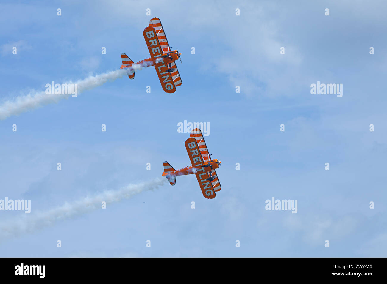 Breitling Wingwalkers, Boeing Super Stearman airplane model 75 bi plane ...