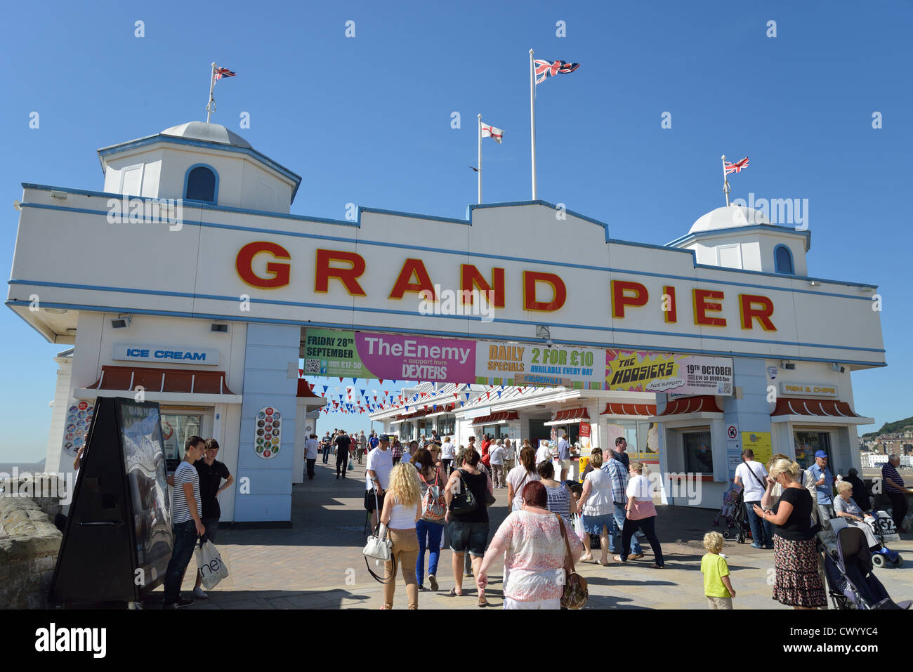Weston super mare seafront pier hi-res stock photography and images - Alamy
