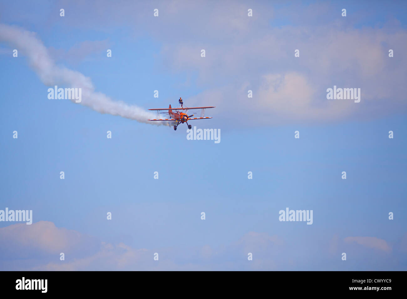 Breitling Wingwalkers, Boeing Super Stearman airplane model 75 bi plane ...