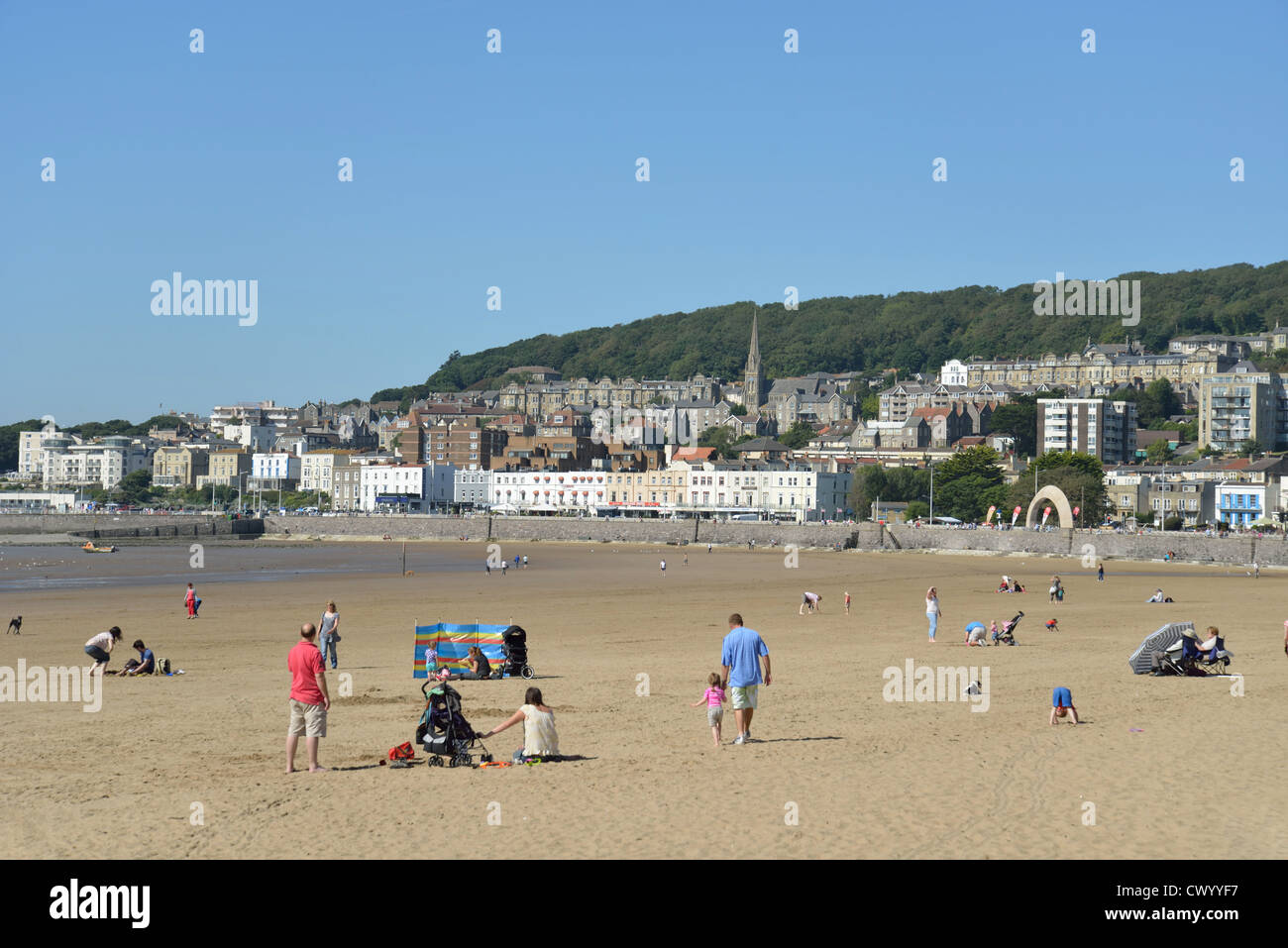 Weston super mare beach hi-res stock photography and images - Alamy