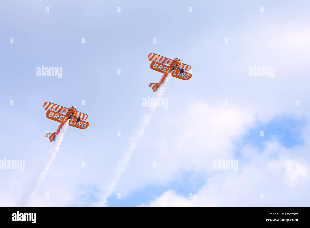 Breitling Wingwalkers, Boeing Super Stearman airplane model 75 bi plane ...