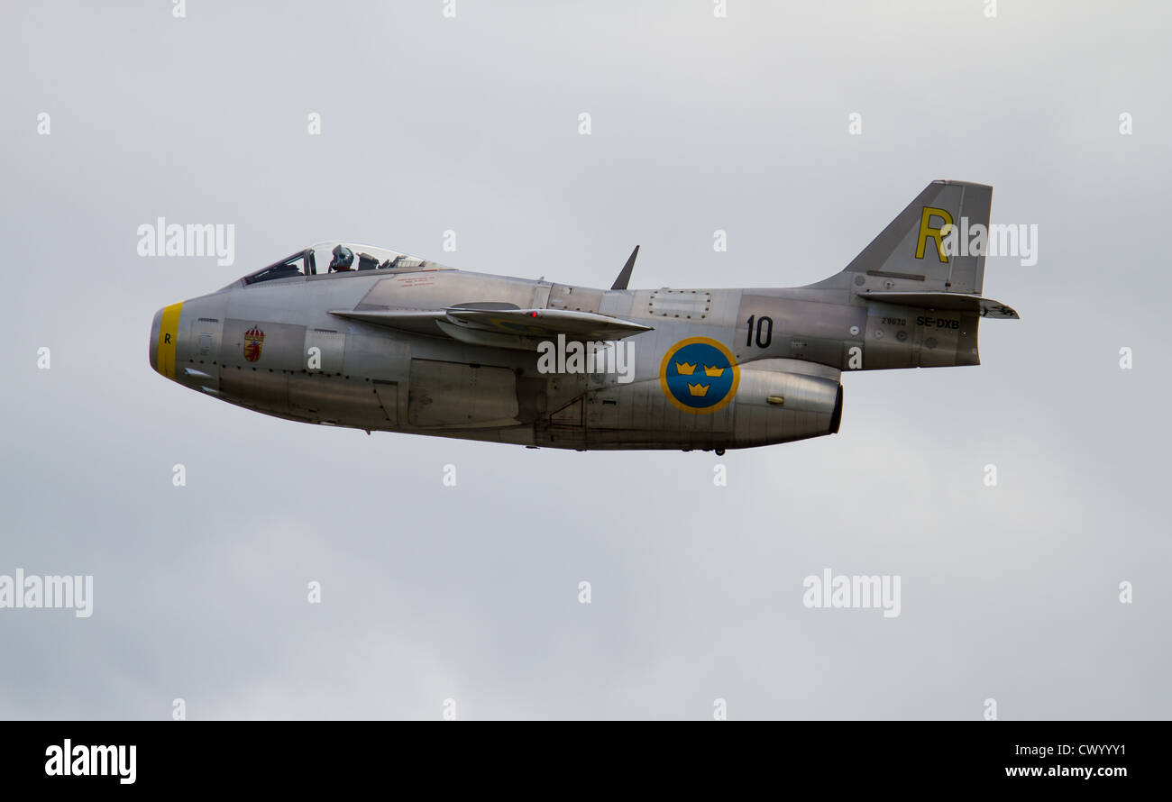 Saab J29 Tunnan Stock Photo - Alamy
