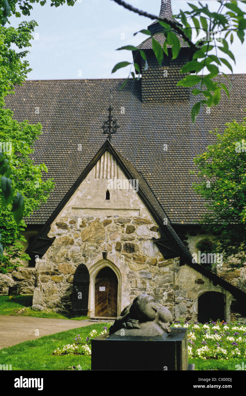 The 15th century grey stone church dedicated to St. James the Great in ...