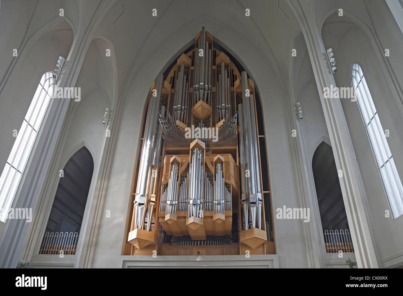 Inside Hallgrimskirkja Church, Reykjavik, Iceland Stock Photo - Alamy