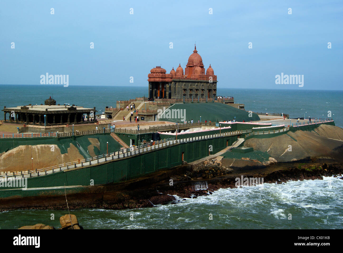Wide Angle and Full Scenic view of Vivekananda Rock Memorial Monument ...