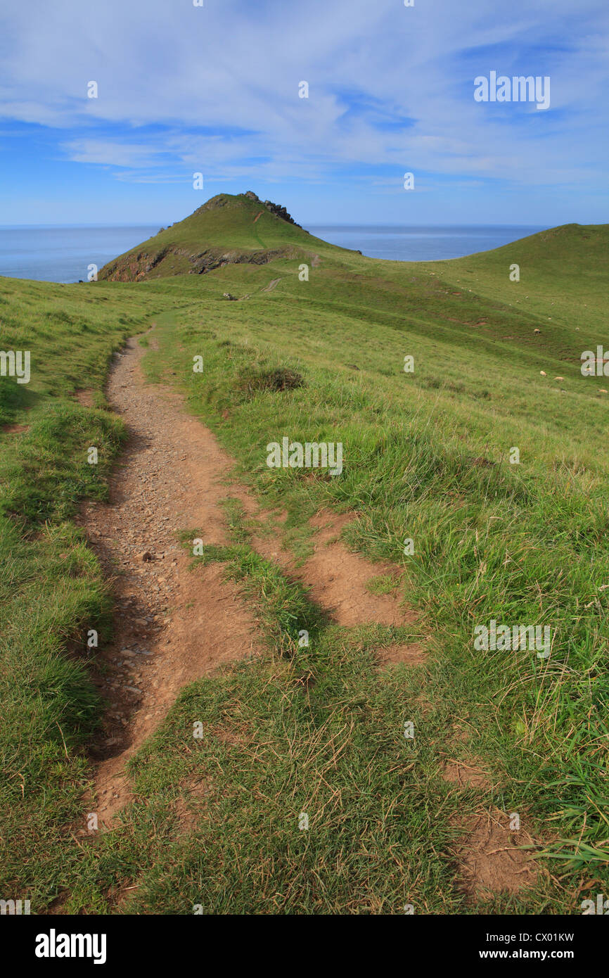 Rumps point, Pentire, North Cornwall, England, UK Stock Photo - Alamy