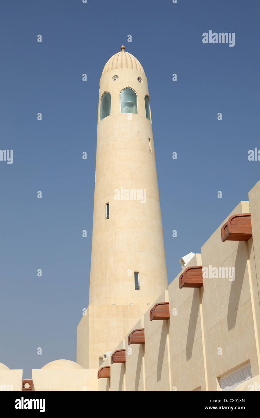 The Qatar State Grand Mosque in Doha, Middle East Stock Photo - Alamy