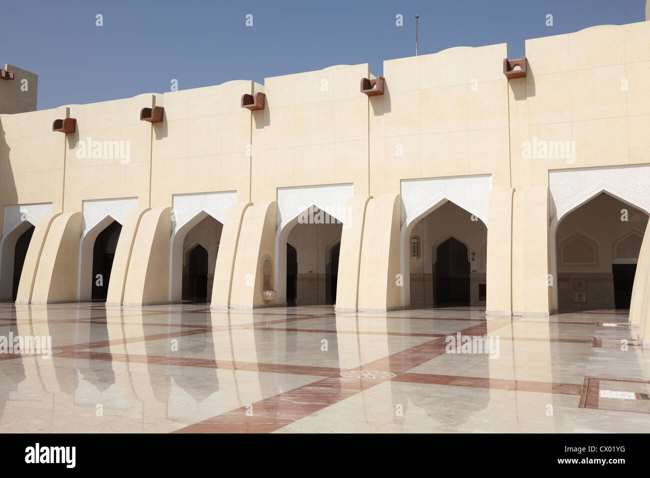 The Qatar State Grand Mosque in Doha, Middle East Stock Photo - Alamy