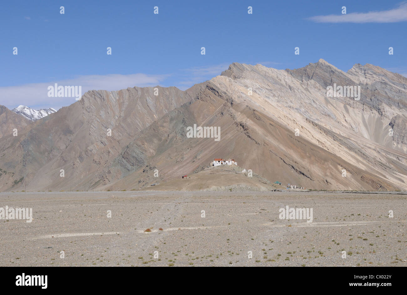 Rangdum Gompa, Monastery in the arid Zanskar valley. Rangdom, Rangdum ...