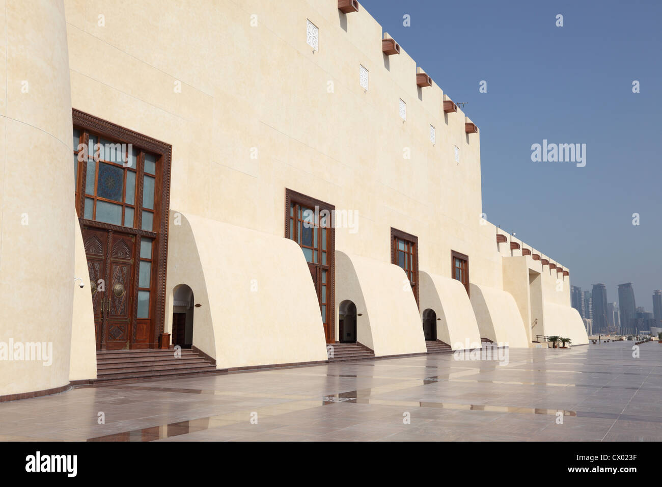 The Qatar State Grand Mosque in Doha Stock Photo - Alamy