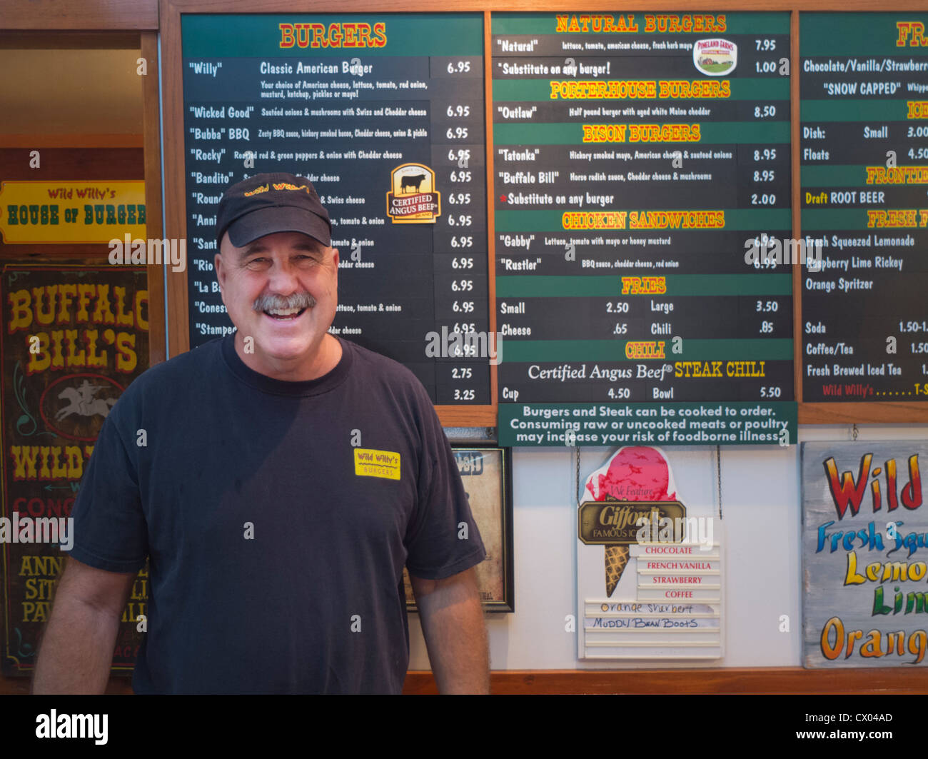 Wild willys burgers in york hi-res stock photography and images - Alamy