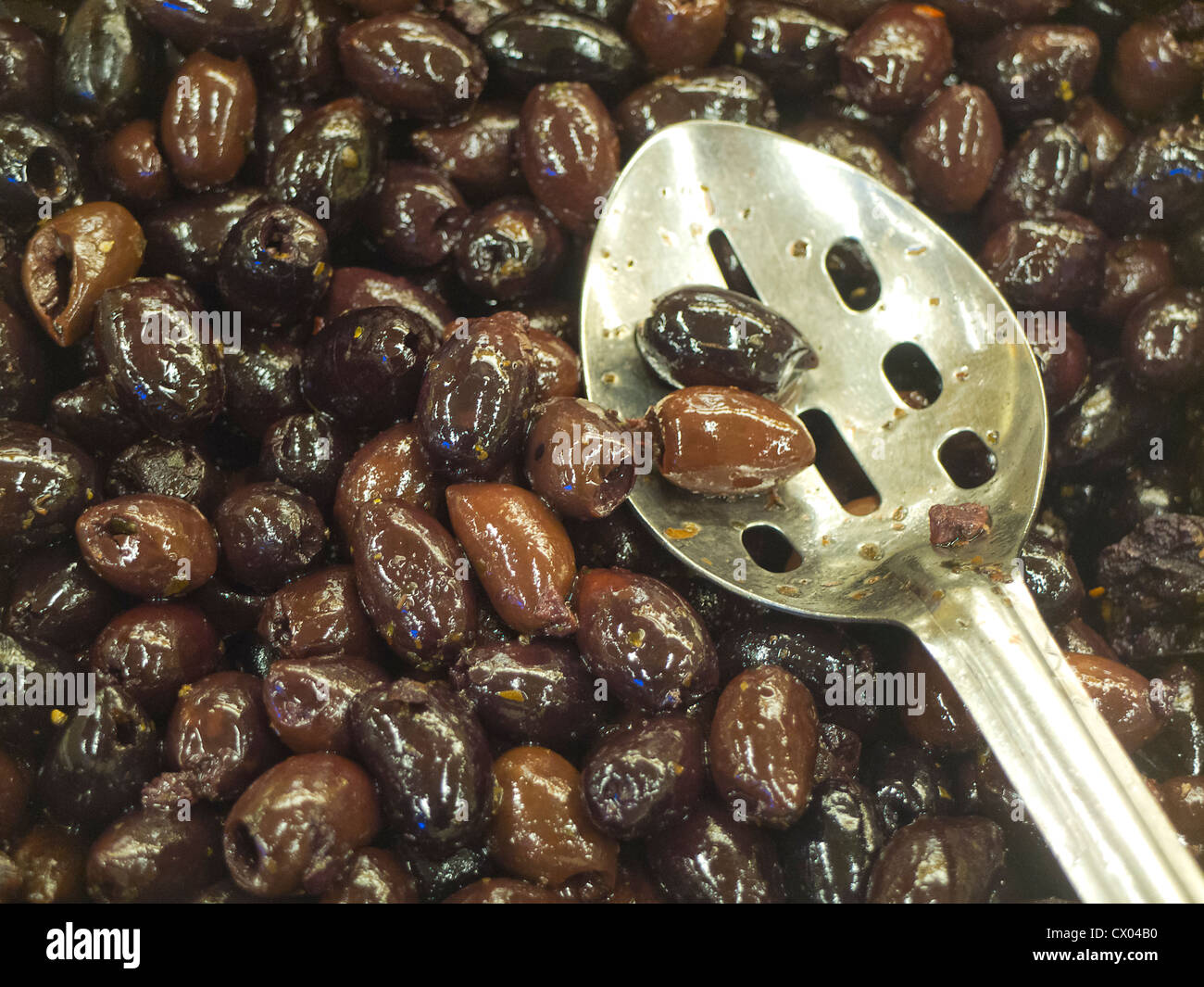 Mixed pitted olives in hi-res stock photography and images - Alamy