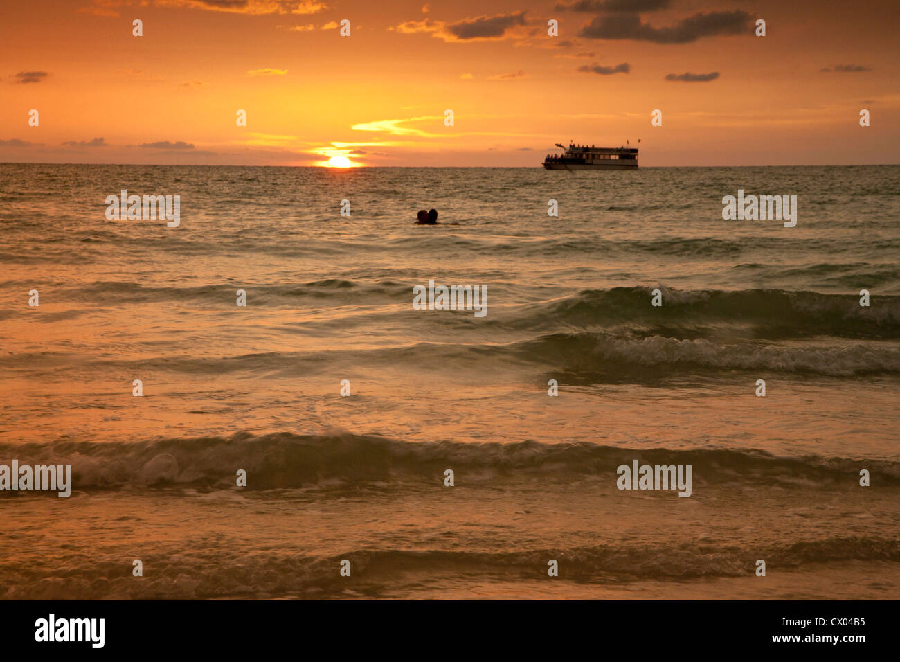 Clearwater beach florida sunset hi-res stock photography and images - Alamy