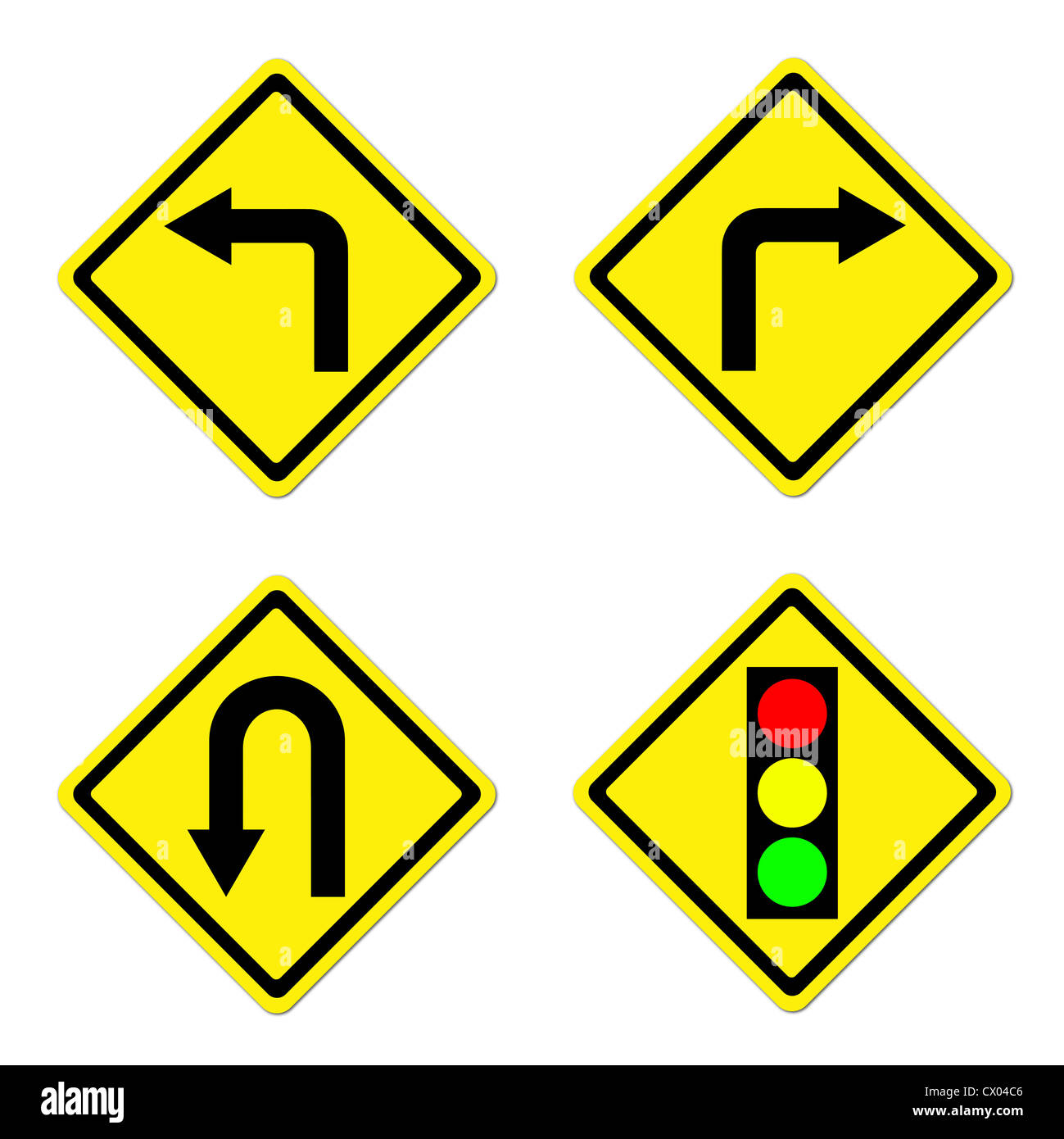 4 way stop sign hi-res stock photography and images - Alamy