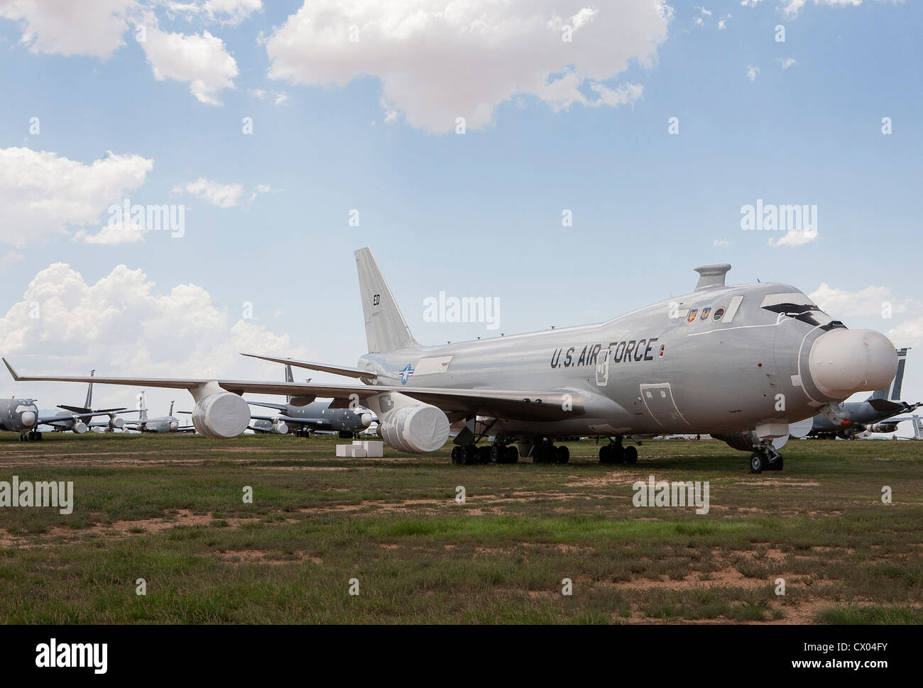 The Boeing YAL-1 Airborne Laser aircraft in storage at the 309th ...