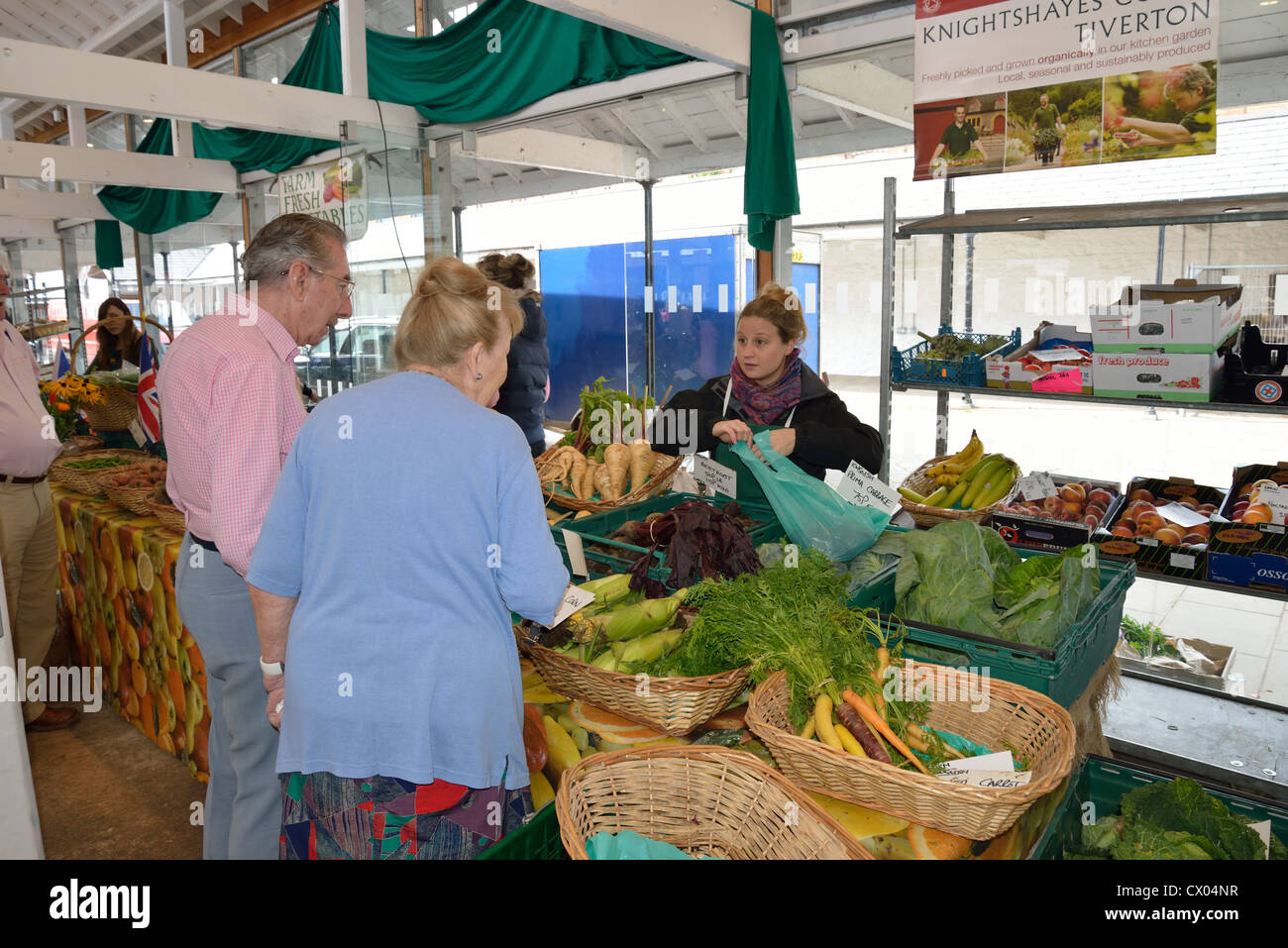 Interior hall, Tiverton Pannier Market, Fore Street, Tiverton, Devon ...
