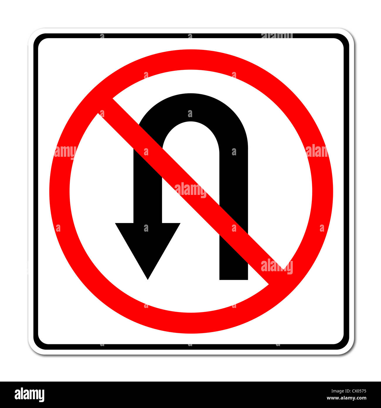 Prohibition Traffic Sign Bus Stock Photos & Prohibition Traffic Sign ...