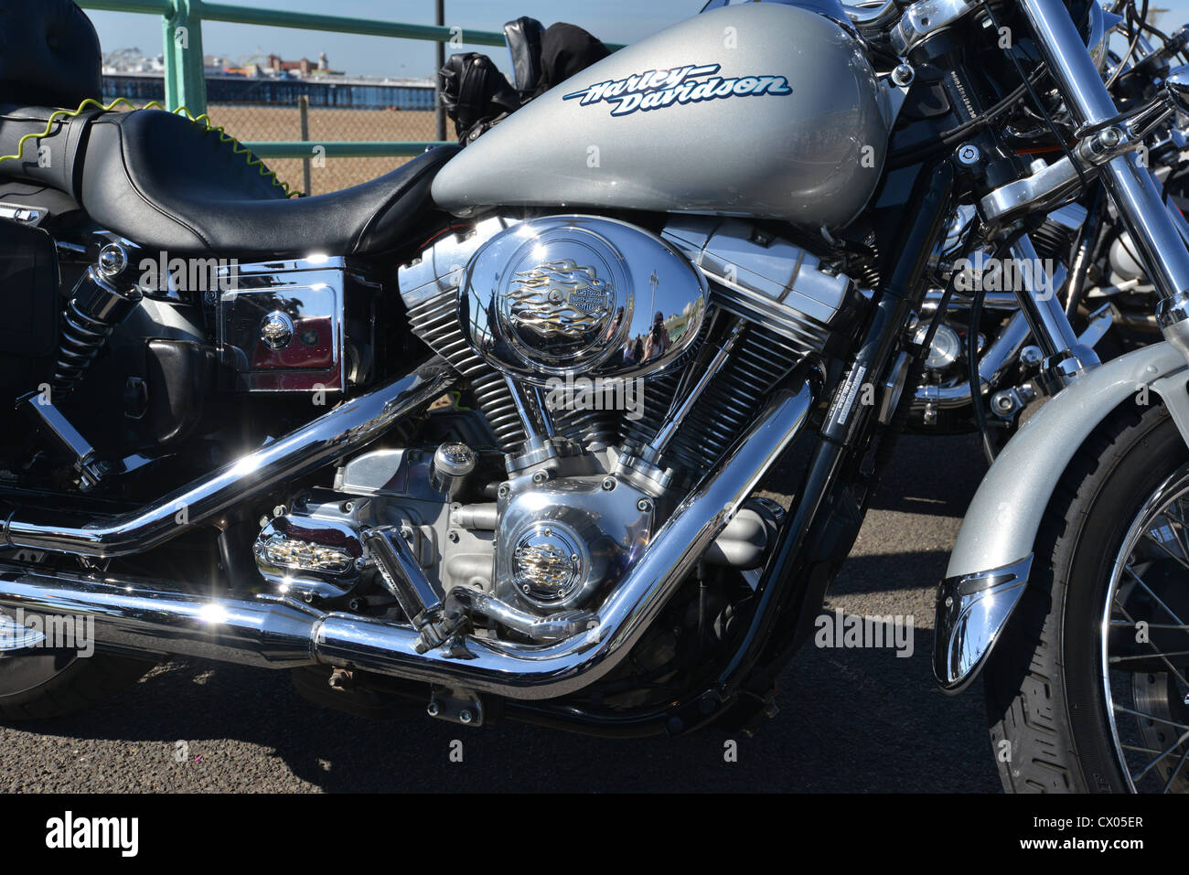A Harley Davidson Motorcycle Stock Photo - Alamy