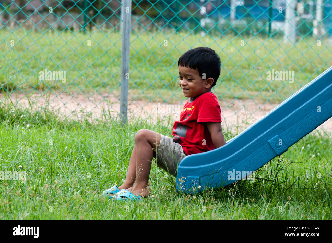 Kid Playing Alone