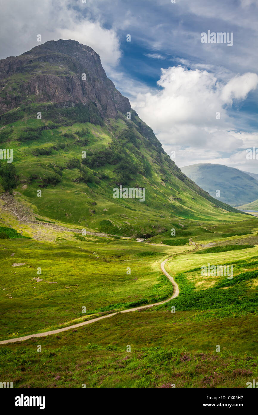 Footpath in Scotland highlands Stock Photo - Alamy