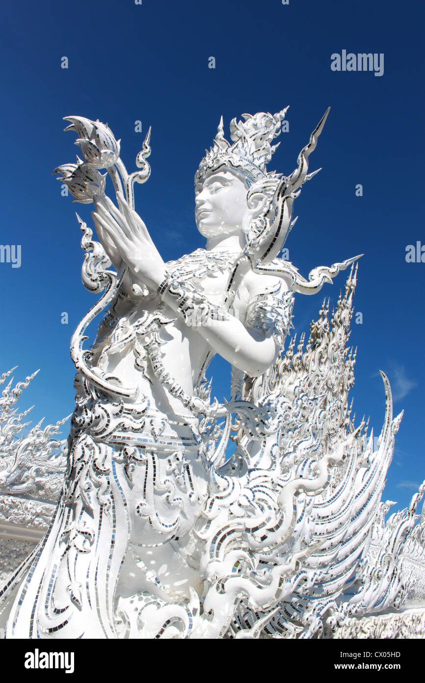 Wat Rong Khun Stock Photo - Alamy