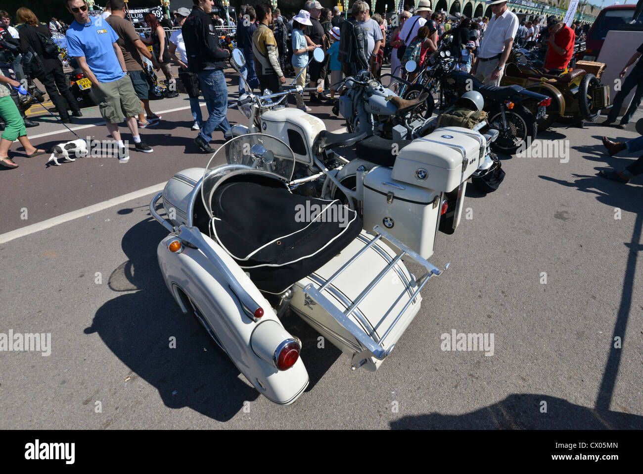 BMW motorcycle with sidecar Stock Photo - Alamy