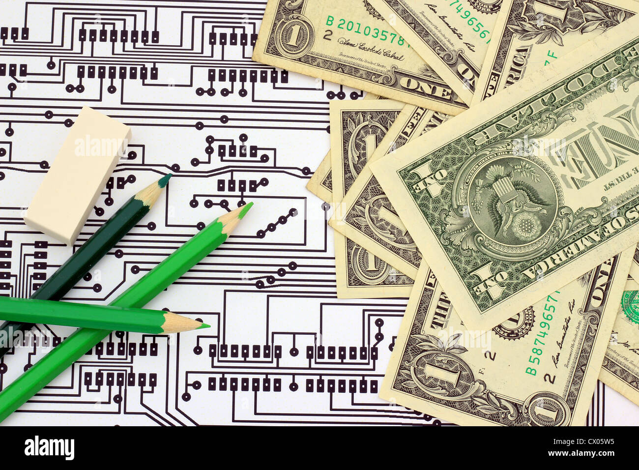 Electronic data flow hi-res stock photography and images - Alamy