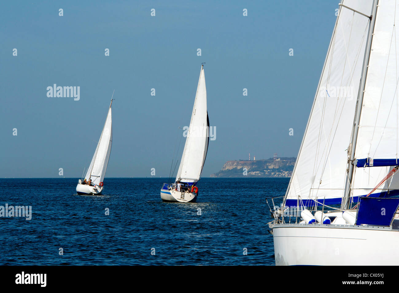 Fully crewed yachts hi-res stock photography and images - Alamy