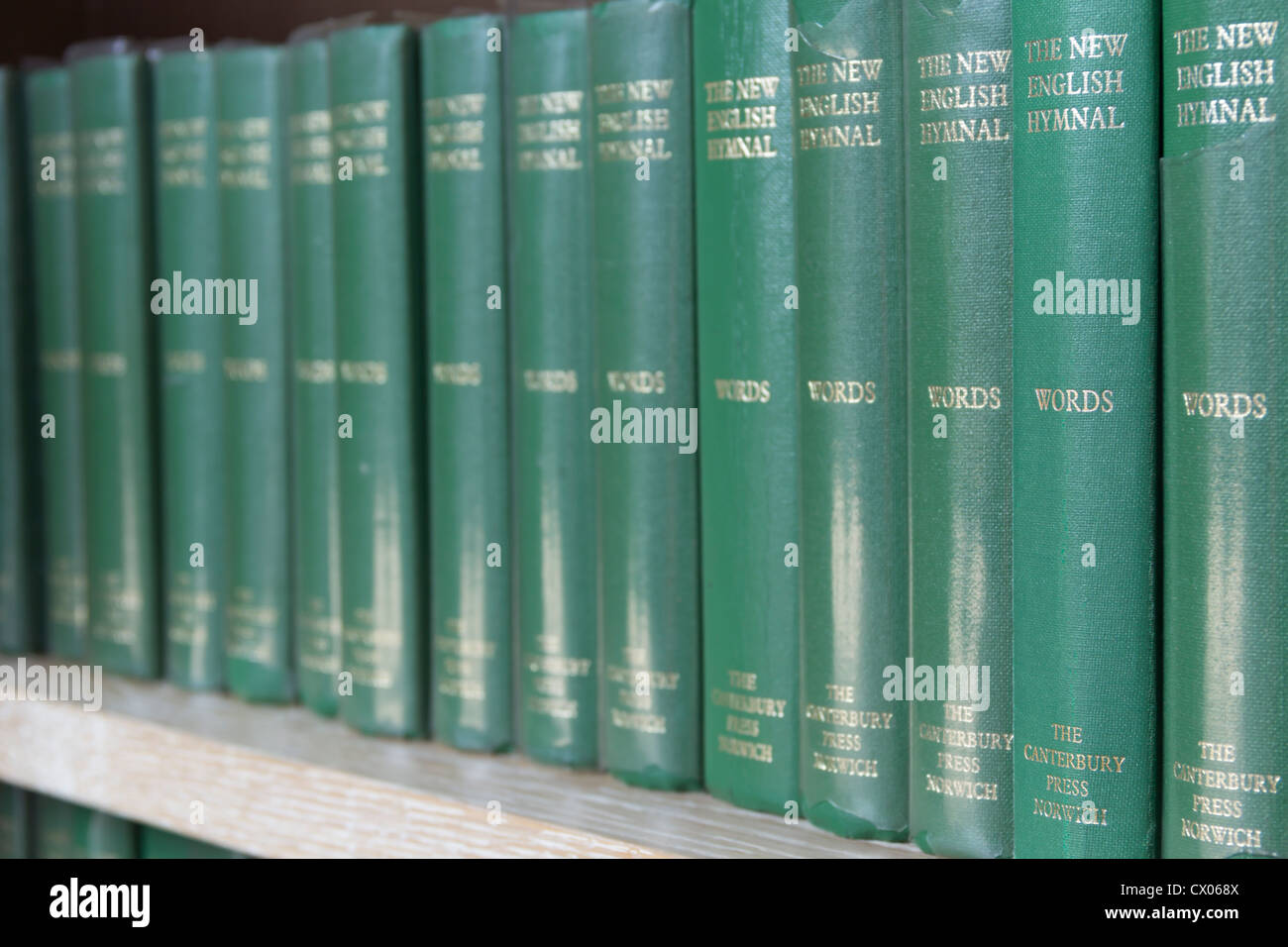 Hymn books in a church hi-res stock photography and images - Alamy