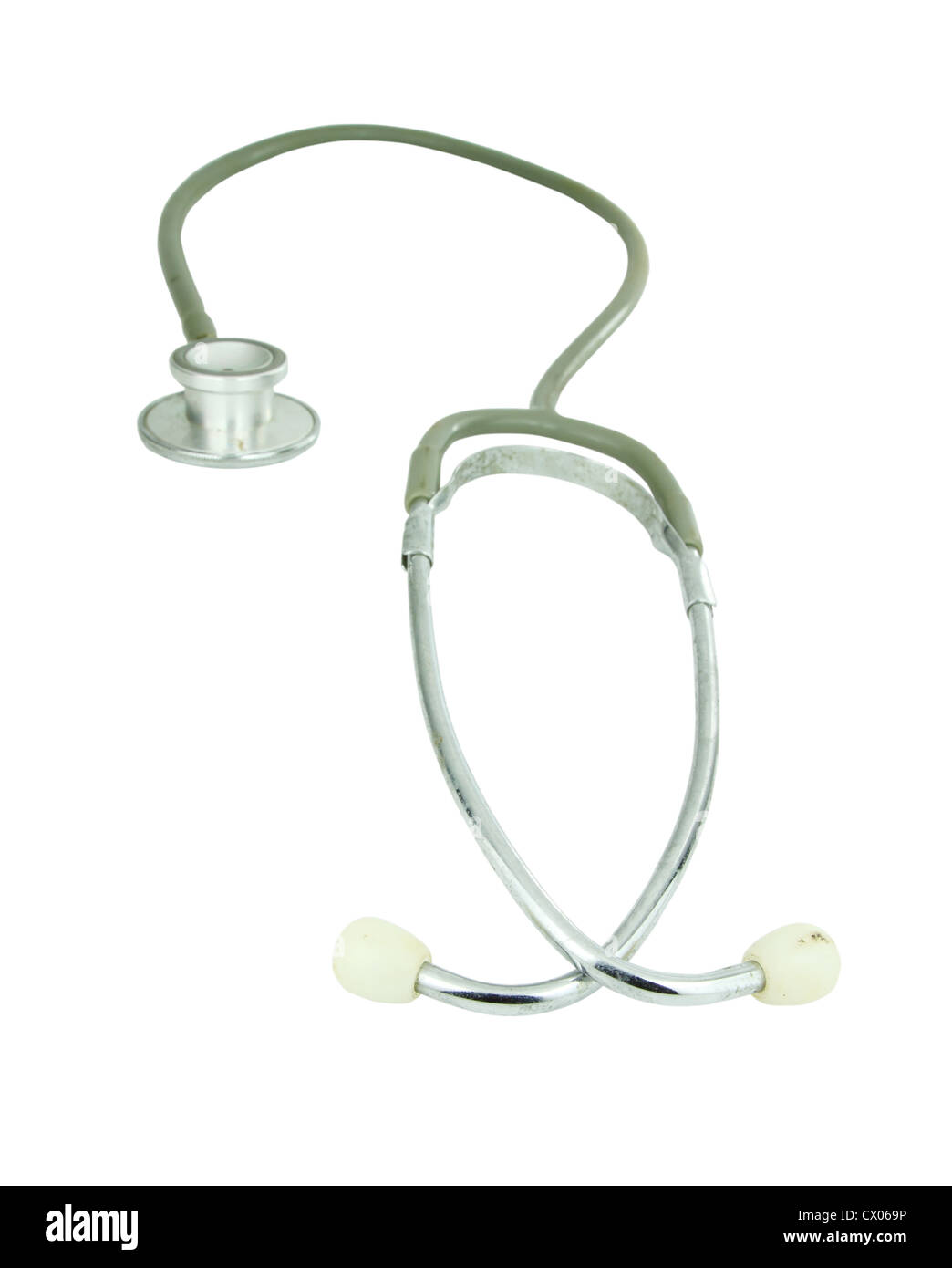 stethoscope on a white background Stock Photo - Alamy