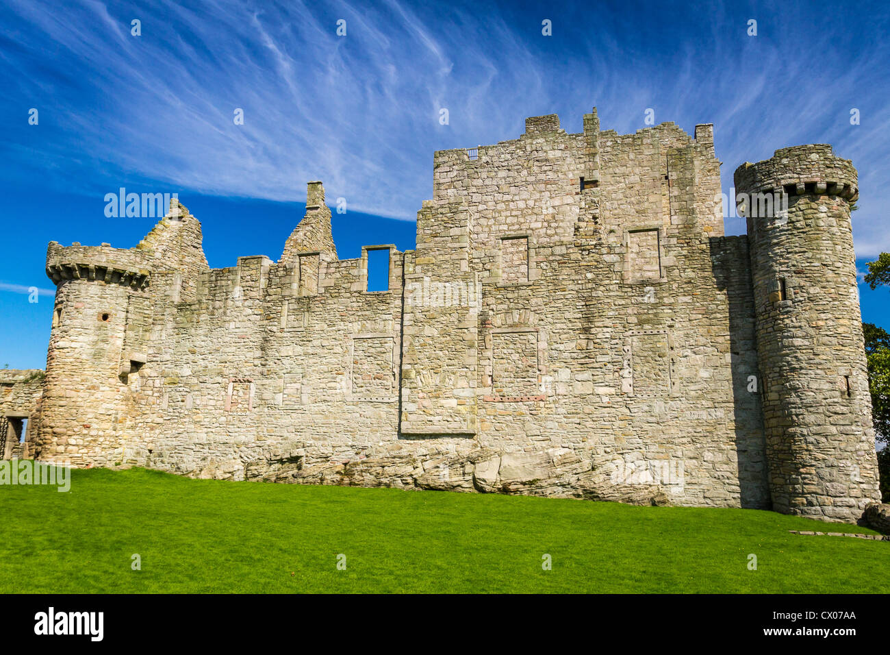 Medieval castle in summer Stock Photo - Alamy