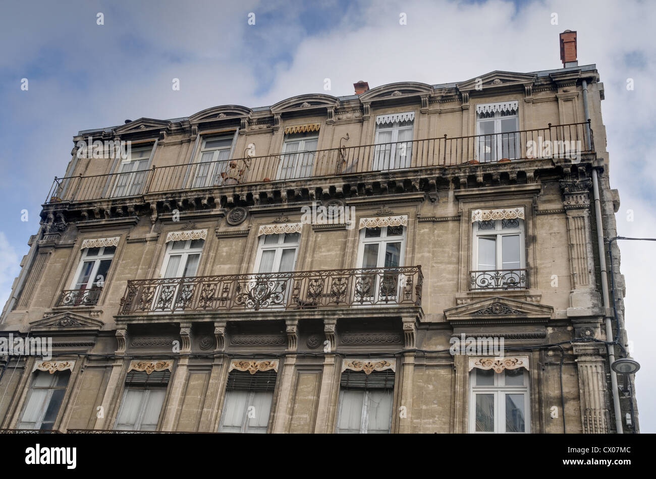 Antique French building Stock Photo - Alamy