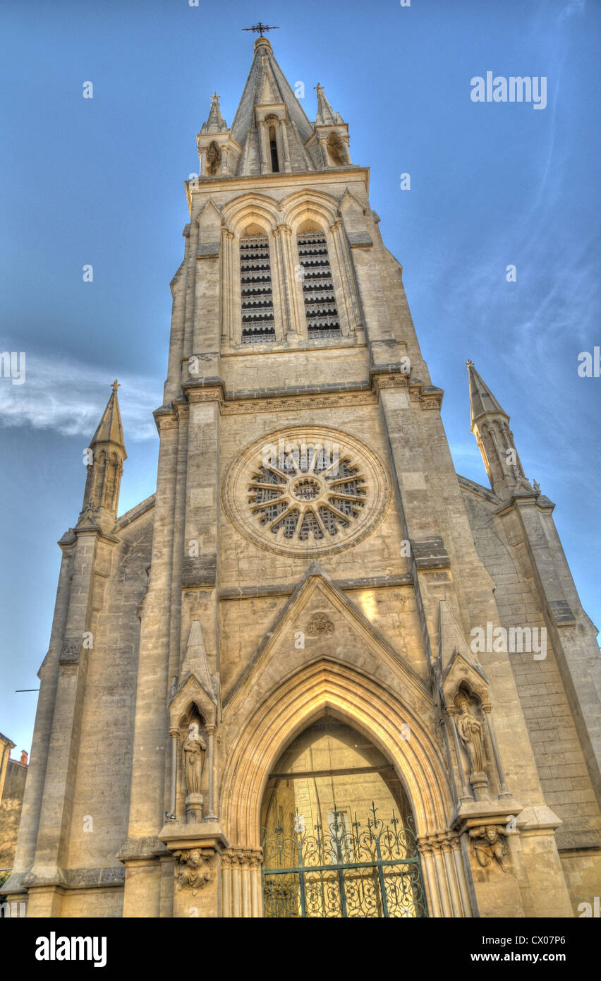 Church in Montpellier, France. HDR photo Stock Photo - Alamy