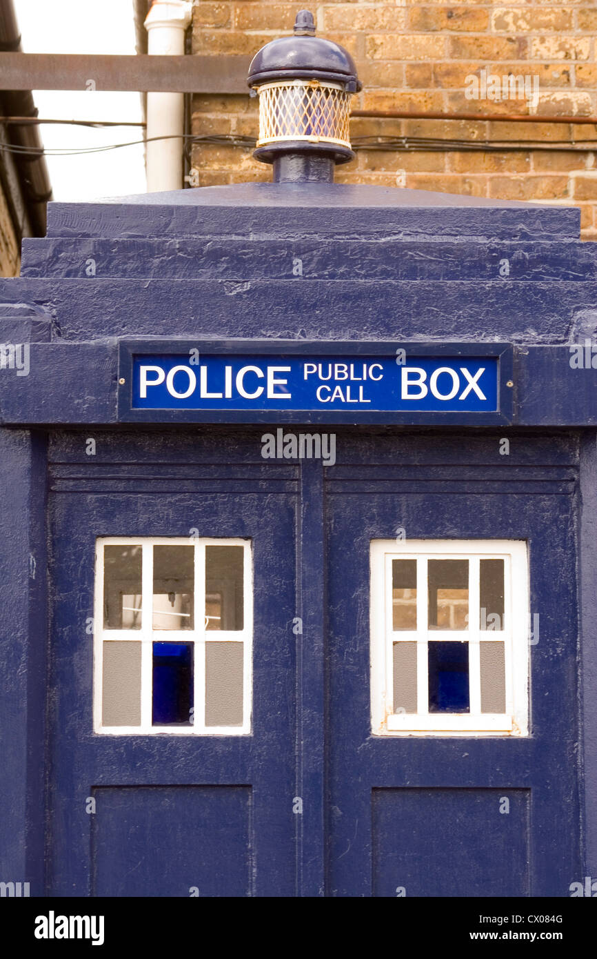 Police Public Call Box Sign Print Out