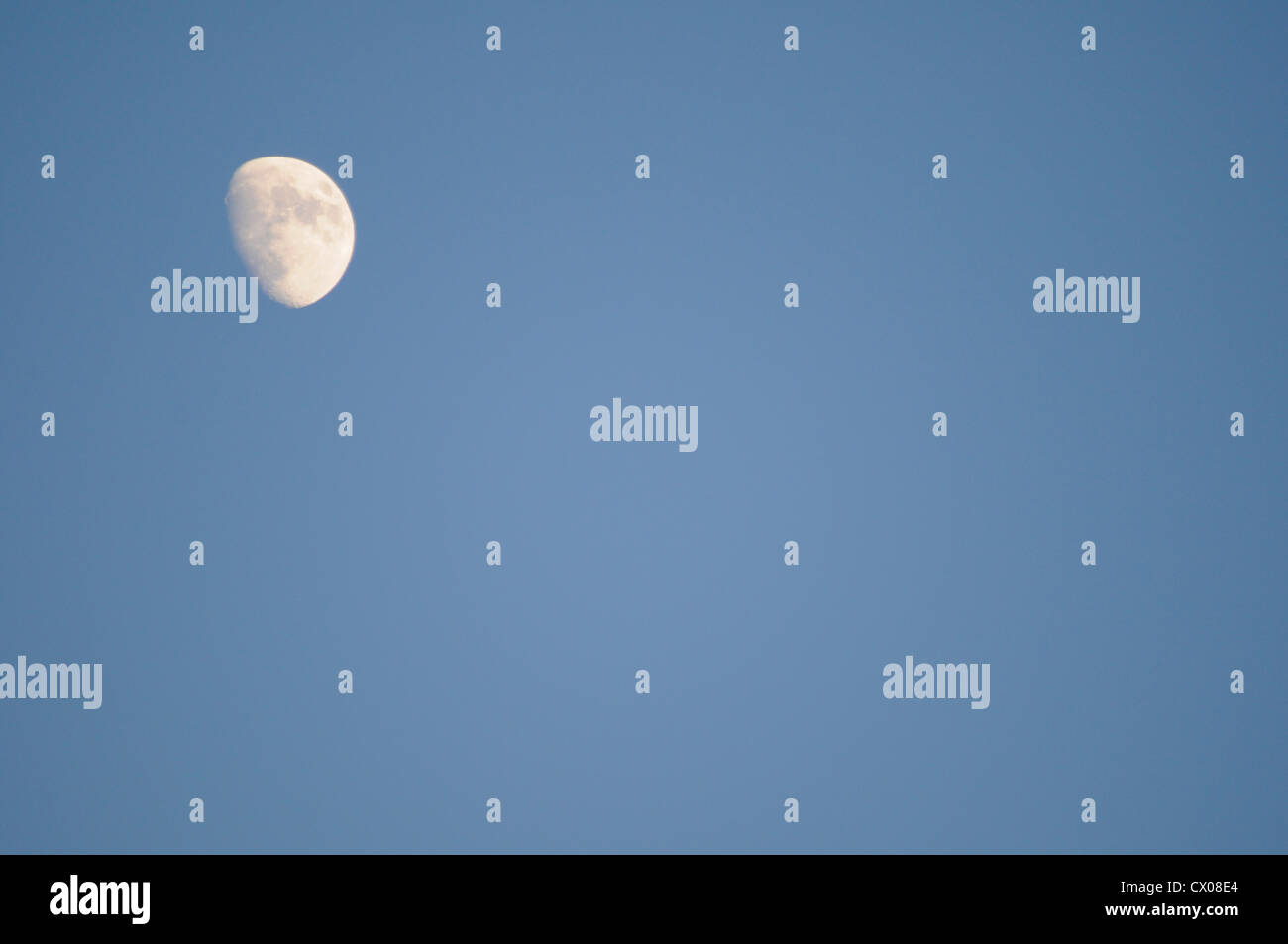 Moon rising, daytime Stock Photo - Alamy