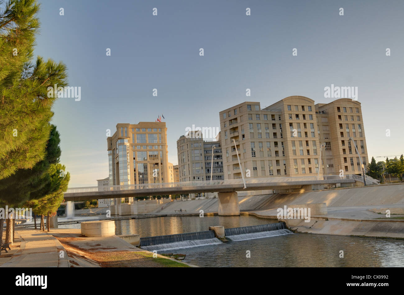Montpellier city center Stock Photo - Alamy
