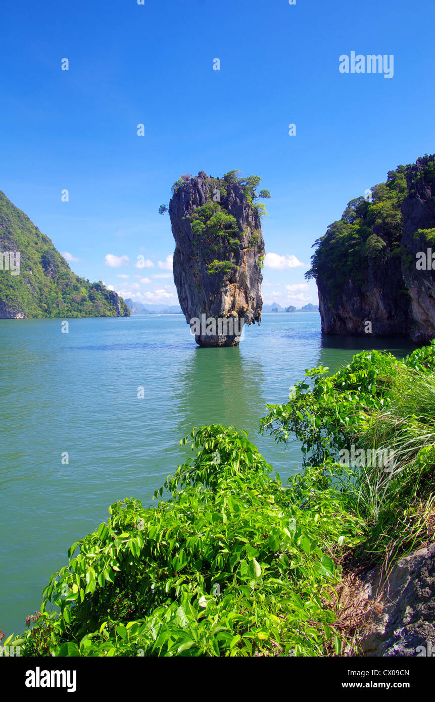 james bond island in thailand, ko tapu Stock Photo - Alamy