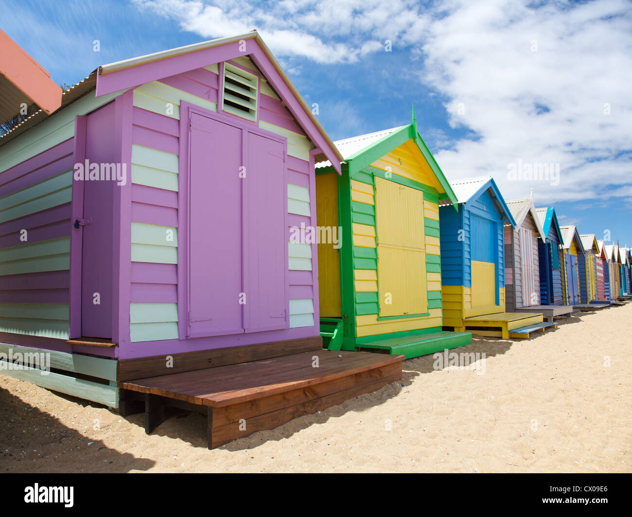 Colorful sheds hi-res stock photography and images - Alamy