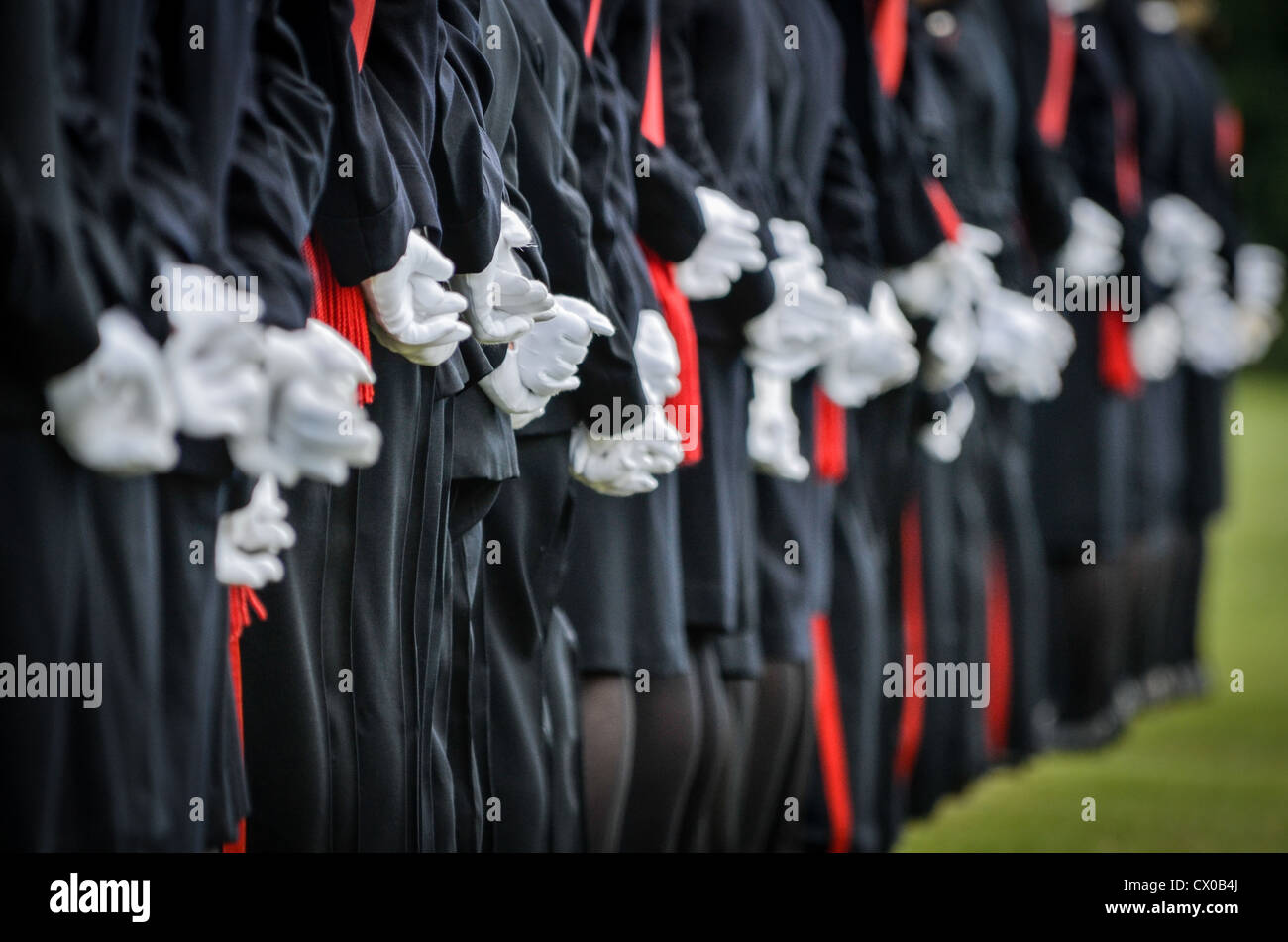 Detail of Army cadets on parade Stock Photo - Alamy